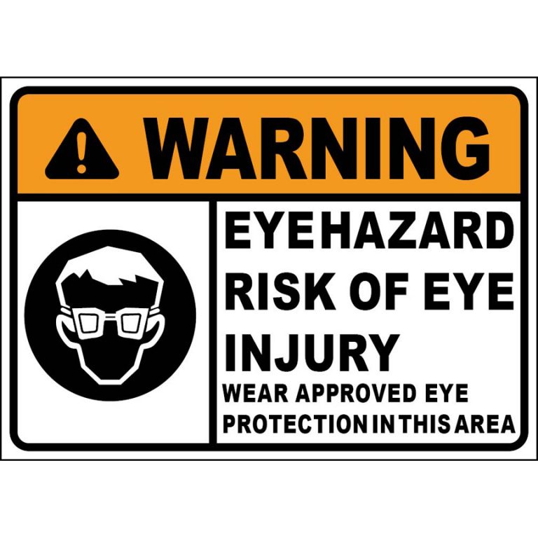 CS-059 Warning Eye Hazard - Carroll Printing