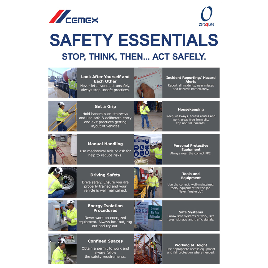 CS-222 Cemex Zero4Life Safety Essential - Carroll Printing