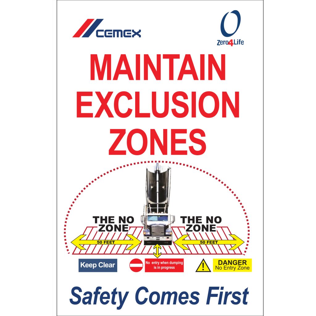 CP-007 Cemex Safe Tipping Poster - Carroll Printing